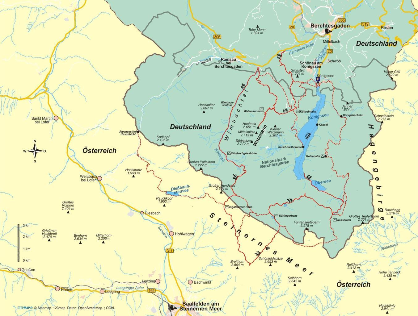 Wanderführer Watzmanntrek - Fernwanderweg